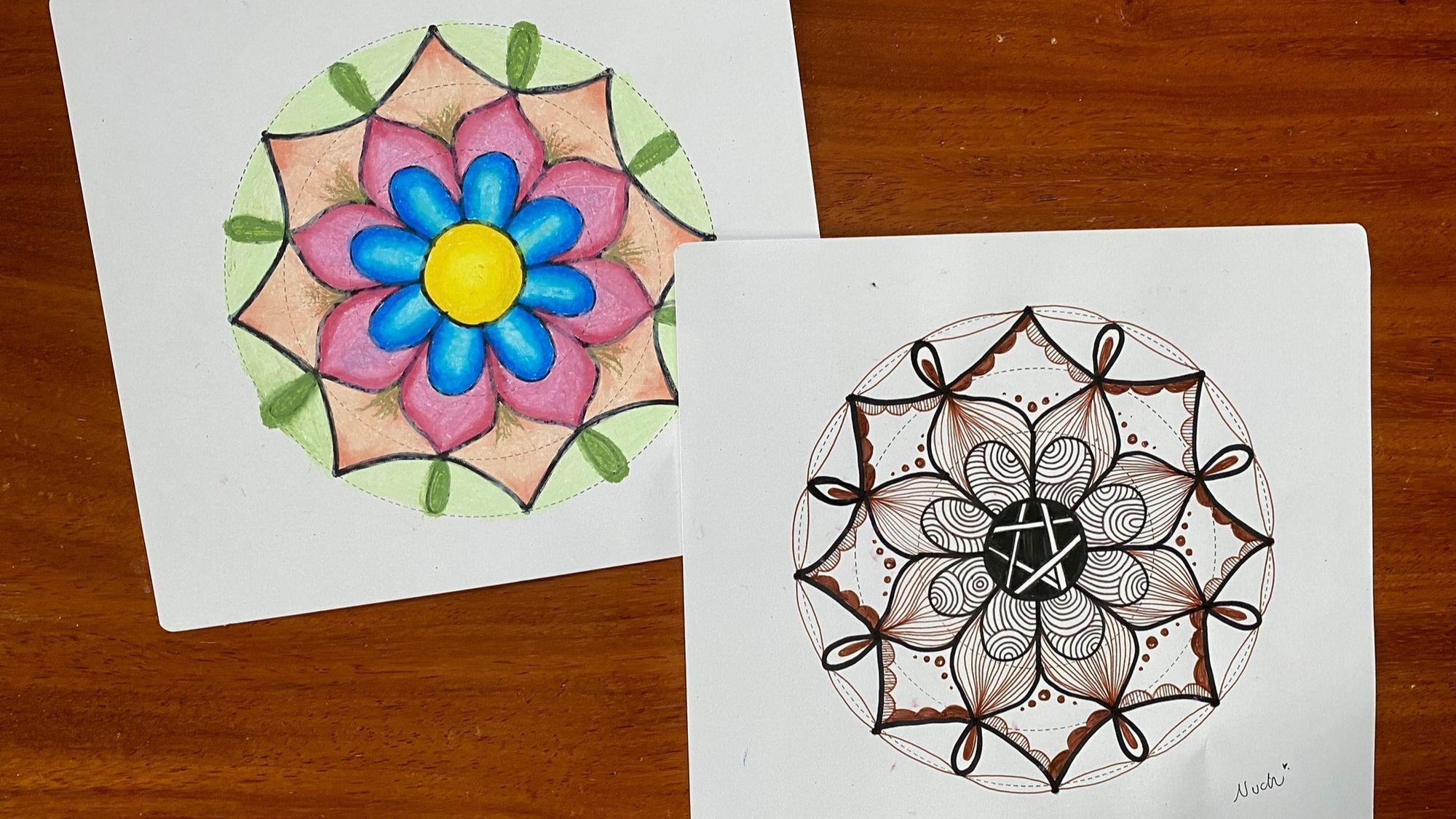 2 Ways to Create Mandalas